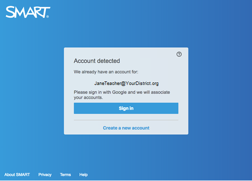 Connecting another profile to your SMART account