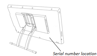 Determining the serial number of a SMART Podium interactive pen display